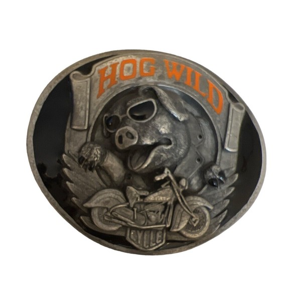 Bergamot | Accessories | Vtg 994 Bergamot Hog Wild Motorcylce Biker ...